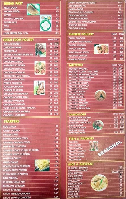 Hotel Elite Menu, Menu for Hotel Elite, Yeshwantpur, Bangalore - Zomato