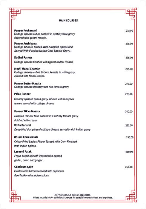 Menu at Candle Light lake view Restaurant, Udaipur, 1st Floor Plot No 42