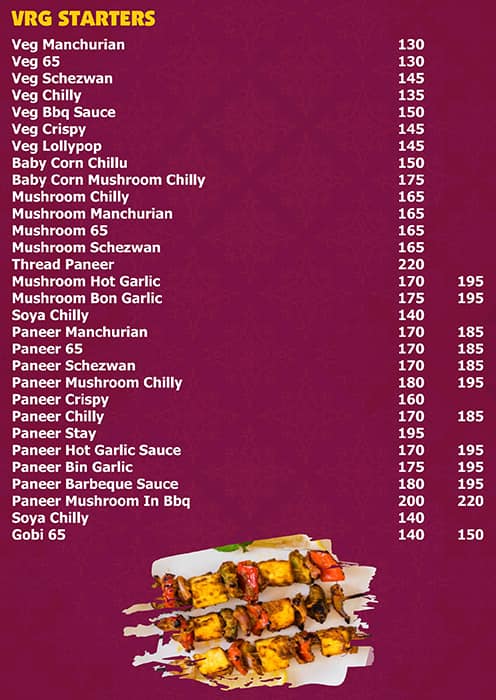 Menu at Swami Kruppa Restaurant, Kalyan