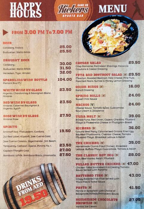 Kickers Sports Bar, Dubai Sports City, Dubai - Zomato