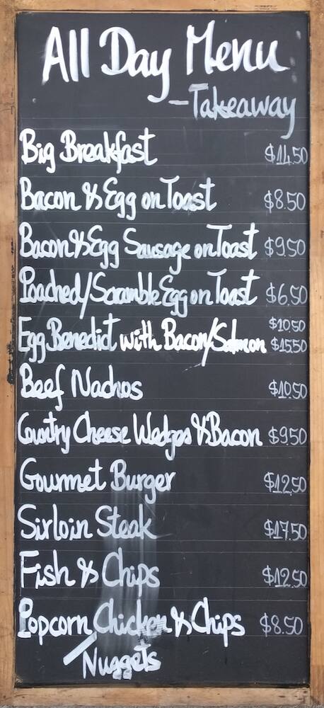 Menu at Authentic Bakery & Cafe, Auckland