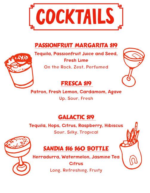 Menu at Tio's Cerveceria pub & bar, Surry Hills