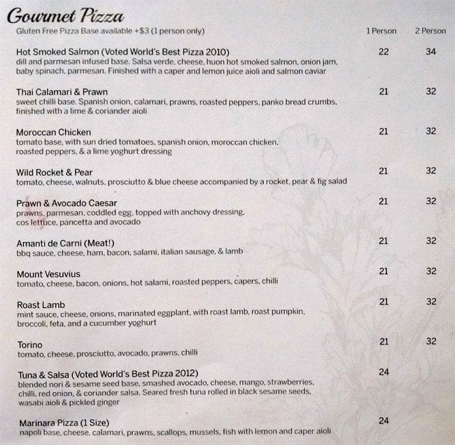 Menu at Augello's Balwyn Ristorante & Pizzeria, Balwyn
