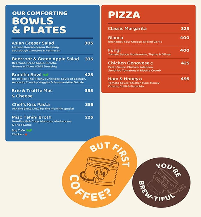 Menu of Potboiler, Sector 1, Salt Lake, Kolkata