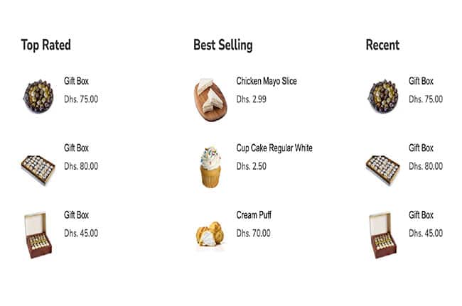 Menu of Habib Bakery & Sweets, Al Karama, Dubai