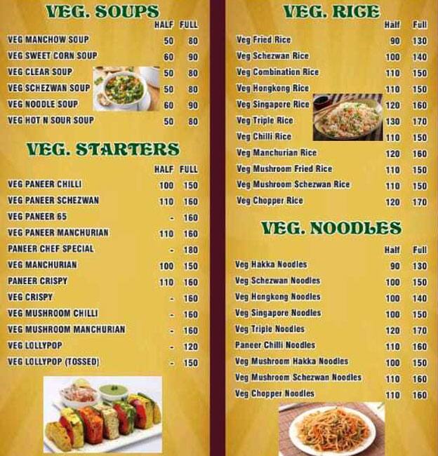 Menu of Fork N Spoon, Virar, Mumbai