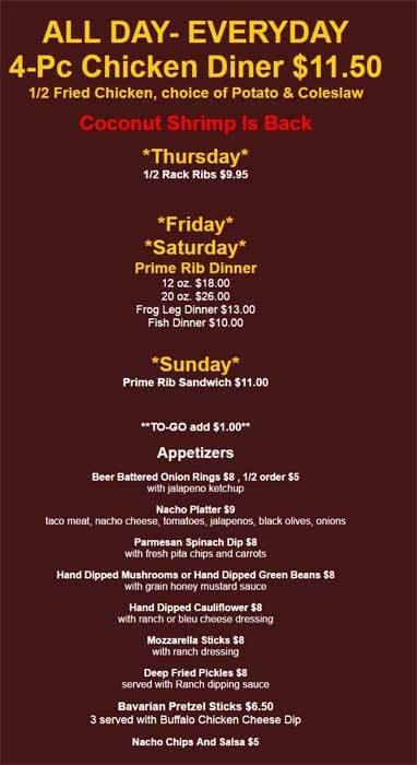 Menu at Baroda Tap & Grill, Baroda