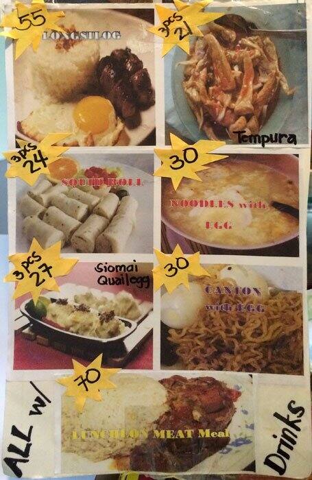 Menu at Golden Steam N' Fried Empress, Cebu City