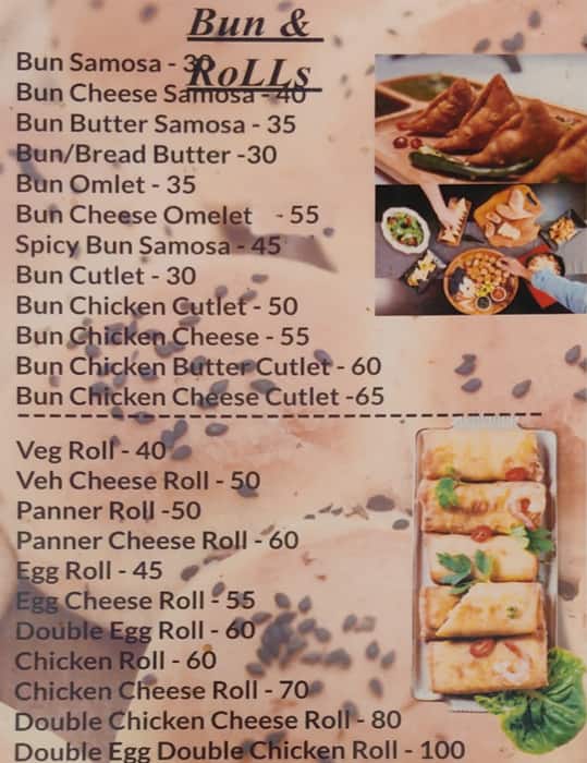 Menu at ChatPata Corner, Bengaluru