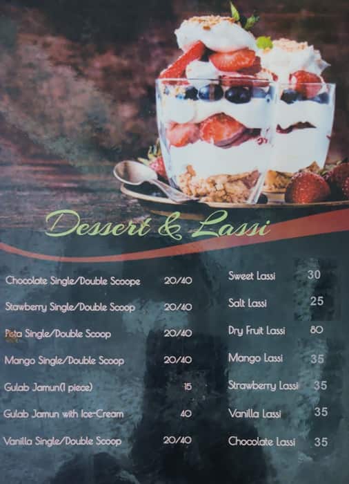 Menu at ChatPata Corner, Bengaluru