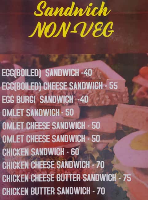 Menu at ChatPata Corner, Bengaluru