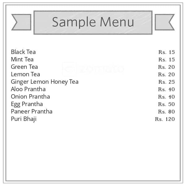 Menu of Food Blog, Aleo, Manali