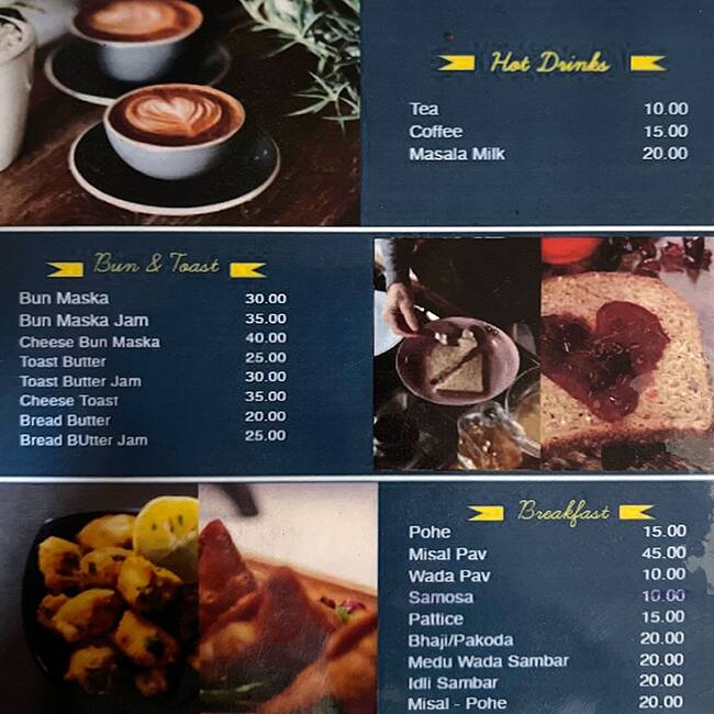 Menu of Chai Tapri, Baner, Pune