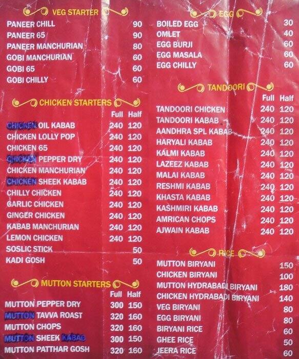 Royal Savera Menu, Menu for Royal Savera, Frazer Town, Bangalore - Zomato