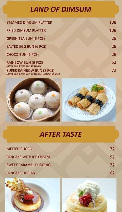 Menu at Qi Lounge pub & bar, Jakarta