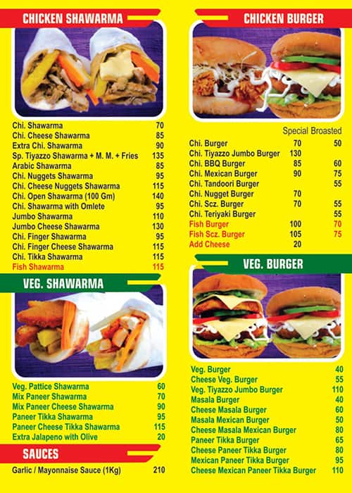 Menu of Bharat Fast Food & Snacks, Mohammad Ali Road, Mumbai