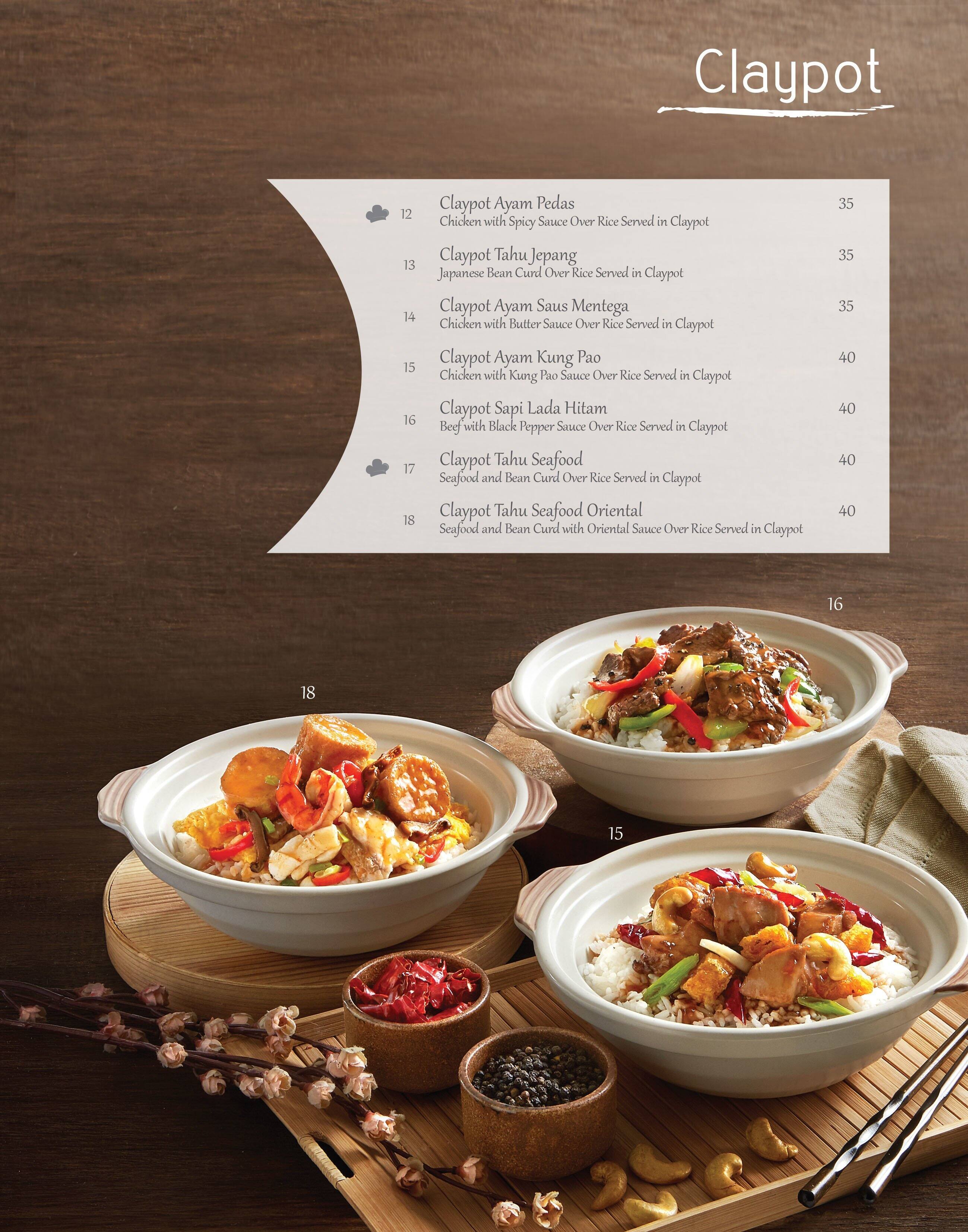 Menu at Sapo Oriental restaurant, South Tangerang, PPGF+6PG Lotte Mart ...