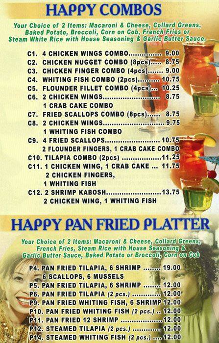 Menu at Happy Inn pub & bar, Darby, 11 Main St