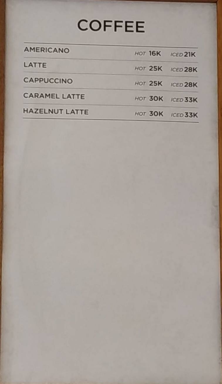 Menu at Bake-a-Boo, Tangerang