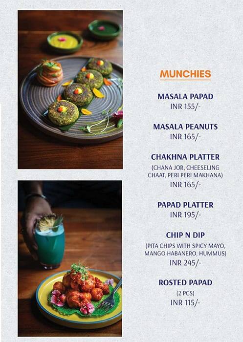 Menu of Baramasi, MI Road, Jaipur