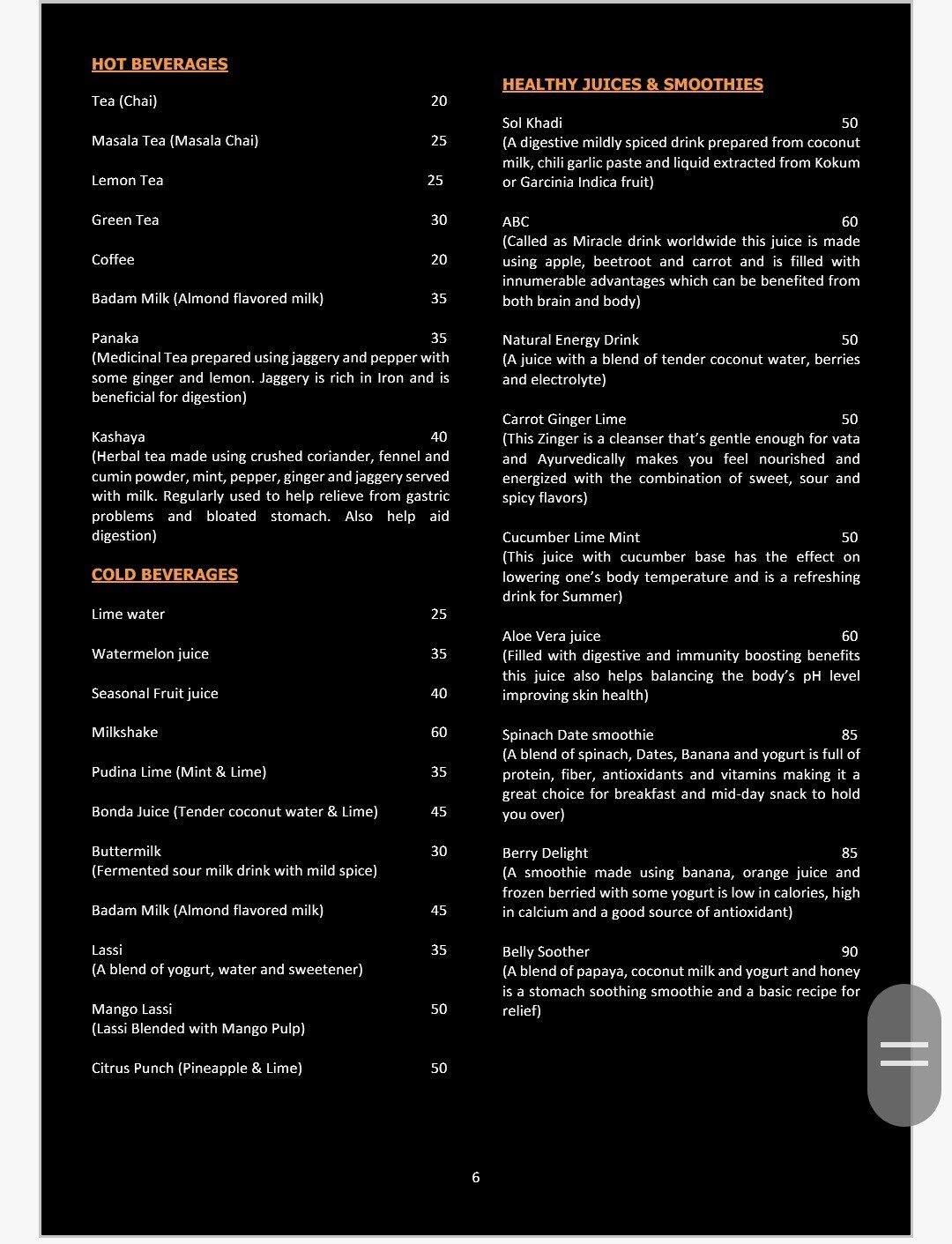 Sattva Cafe Menu, Menu for Sattva Cafe, Gokulam, Mysore - Zomato