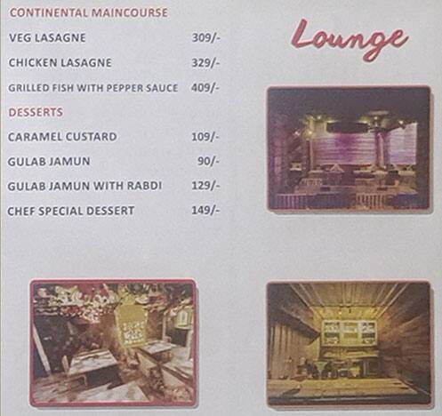 Menu at The Mint Leaf, Navi Mumbai, Shree Sai Darshan