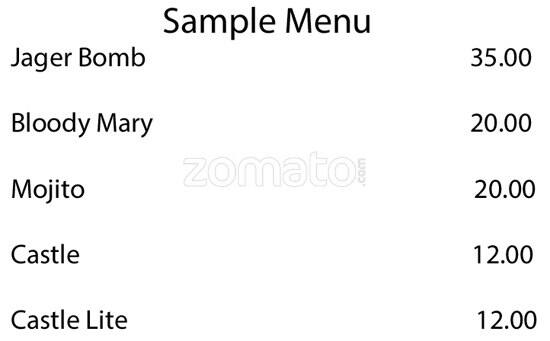 Menu at Saints Pub & Grill, Boksburg