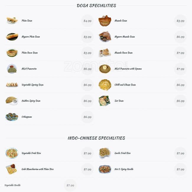 Menu at Pavani Express fast food, San Antonio, Evers Rd