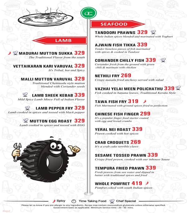 Menu at LOCOFEAST - Theme Restaurant, Chennai, 15A