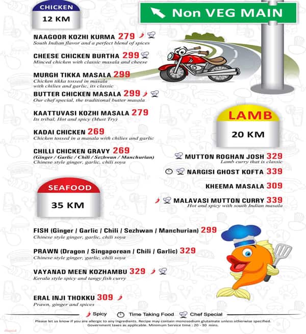 Menu at LOCOFEAST - Theme Restaurant, Chennai, 15A