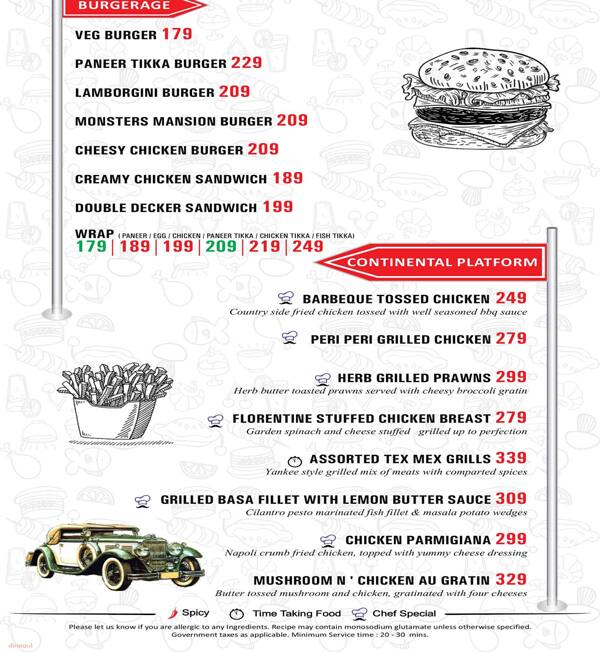 Menu at LOCOFEAST - Theme Restaurant, Chennai, 15A