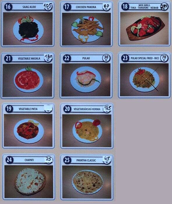 Menu at HALAL FAST FOOD, Prague