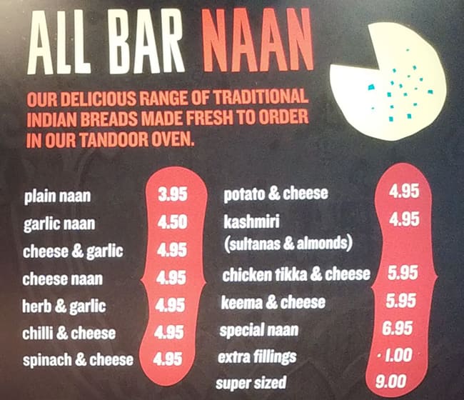 Menu at Miss India Calamvale restaurant, Calamvale