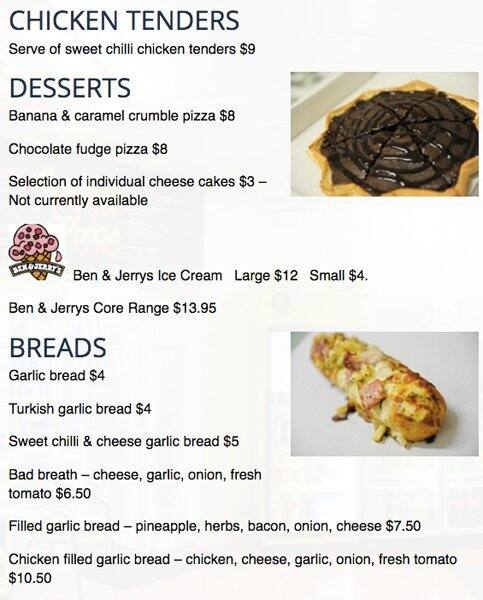 Menu at Matteo's Gourmet Pizza pizzeria, High Wycombe