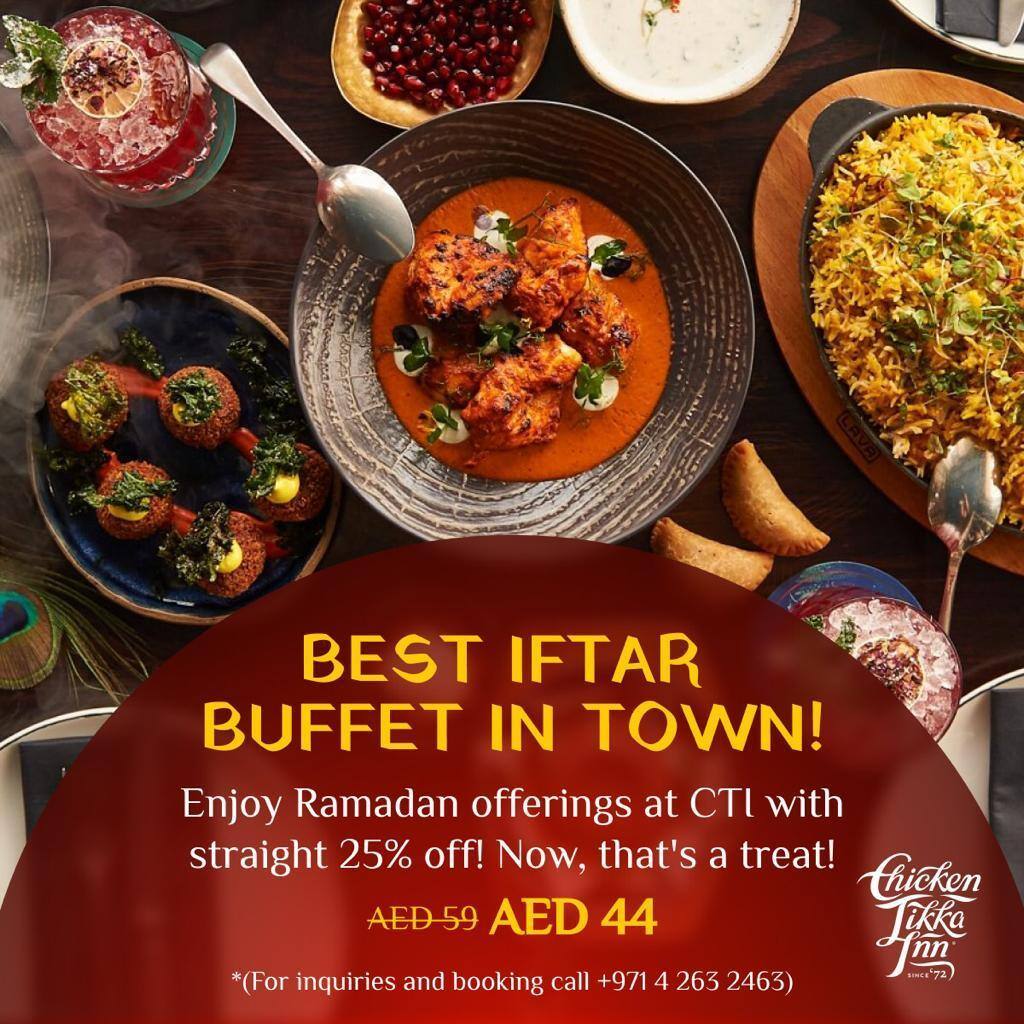 Menu at Chicken Tikka Inn restaurant, Dubai, La Residence - Review ...