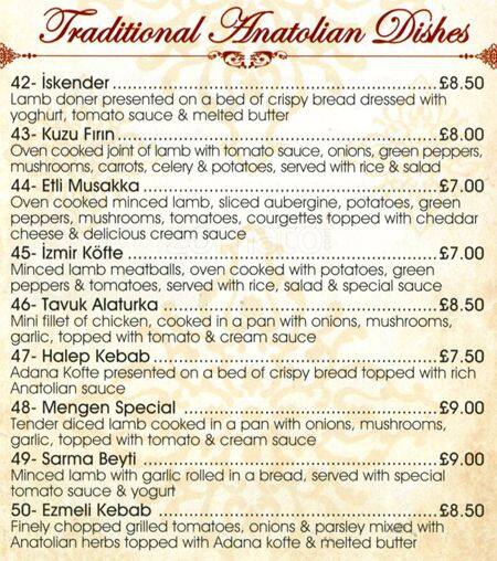 Menu at Noa restaurant, London, 247 Upper St