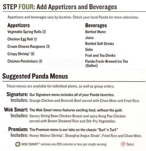 Carta de comida rápida Panda Express, Mississauga, Mavis Rd