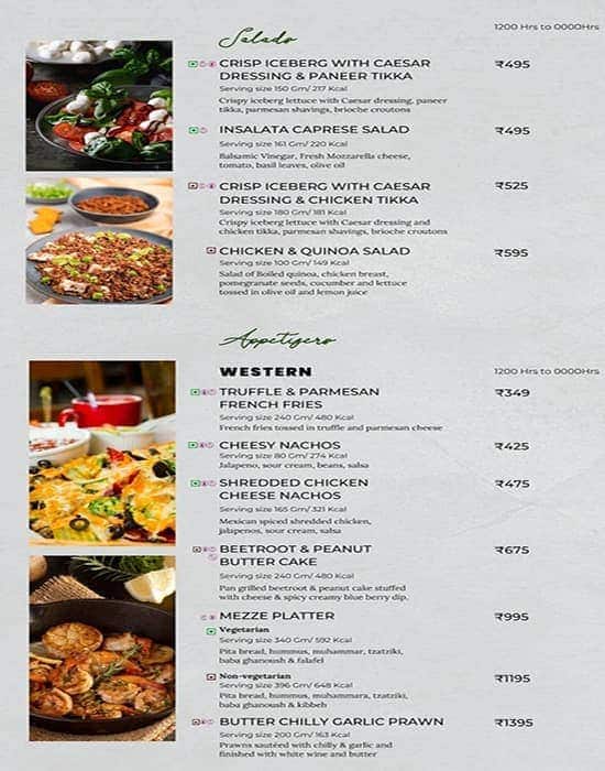 Menu of The Corner Lounge & Bar - Crowne Plaza, Mayur Vihar Phase 1 ...