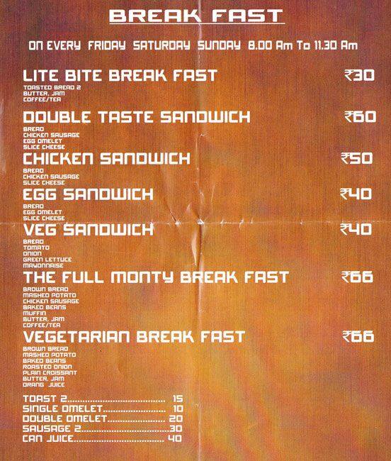 Menu at 898 The Italian Corner, Bengaluru, 898, Ground Floor, 80 Feet ...