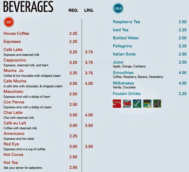 Menu at Brontë Bistro at Joseph-Beth pub & bar, Lexington, 161 ...