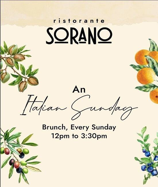 Menu of Sorano, Park Street Area, Kolkata