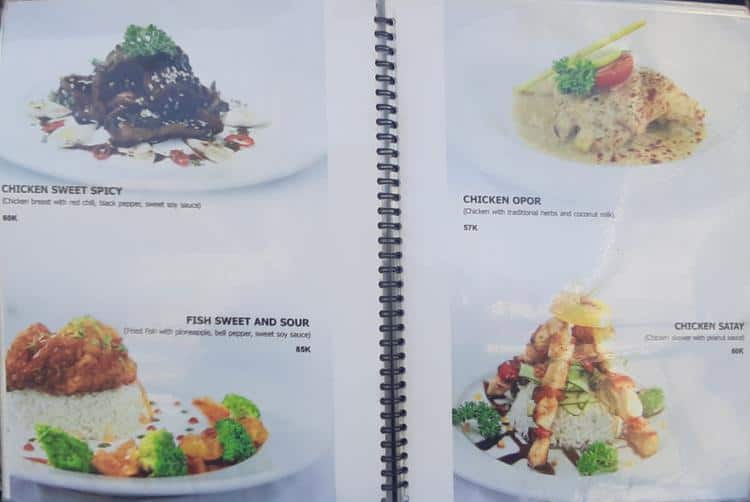 Menu at Sasa’ Ristorante Italiano restaurant, Mengwi