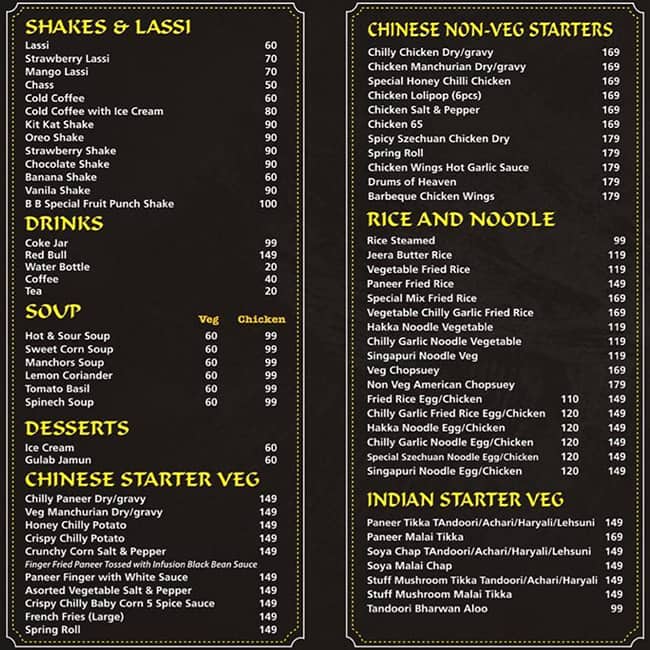 Menu of Bugs Bunny Cafe & Restaurant, Tughlakabad Institutional Area ...