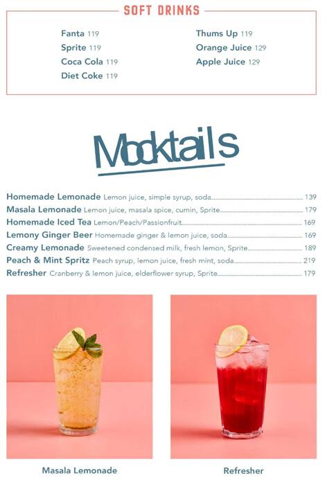 Menu at Jamie's Pizzeria - By Jamie Oliver, Hyderabad