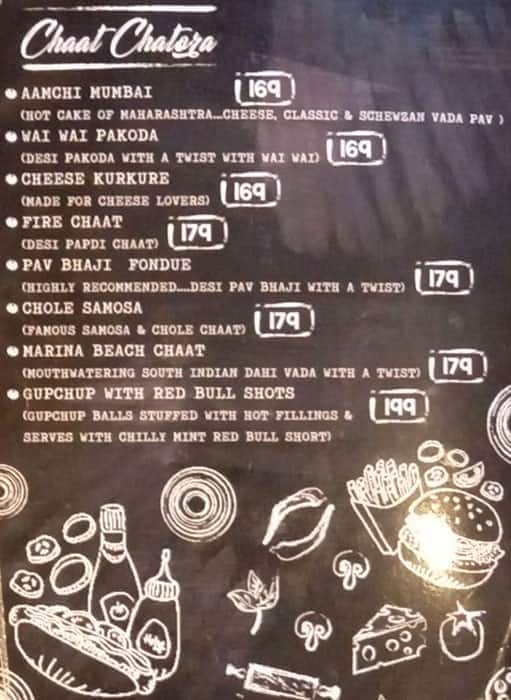 Menu of Aqua Java, Hatibagan, Kolkata