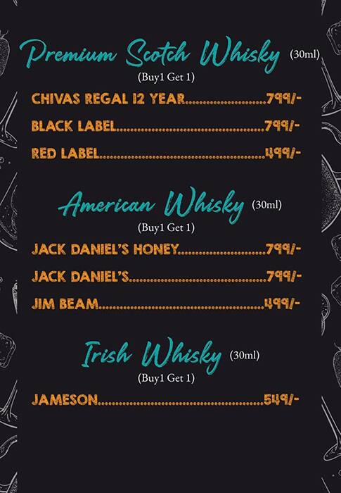Menu at Yolo Gastro Lounge, Pune, 8th Floor