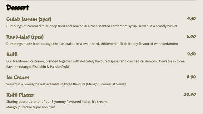 Menu at Beyond India | Modbury restaurant, Modbury North, 108 Kelly Rd