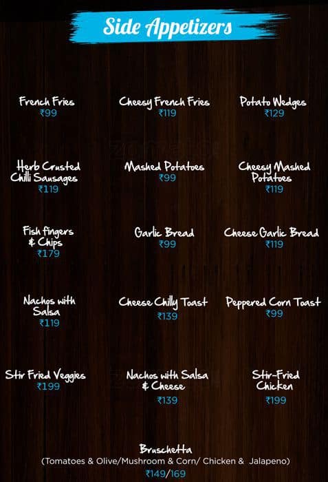 Menu at The Secret corner cafe, Mumbai, 5W6W+3RJ