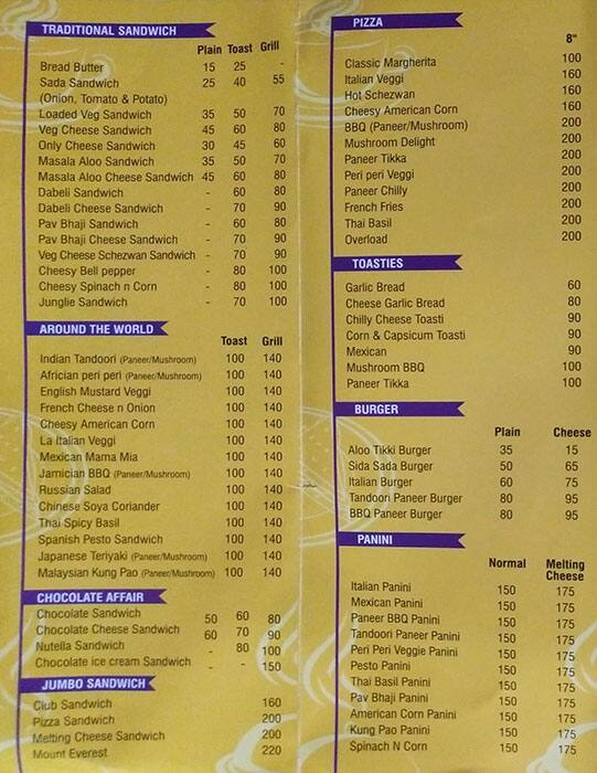 Menu of Little Kitchen, Chembur, Mumbai