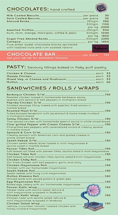 Menu at Theobroma Bakery and Cake Shop - Kharadi, Pune, Pune, Shop No. 1